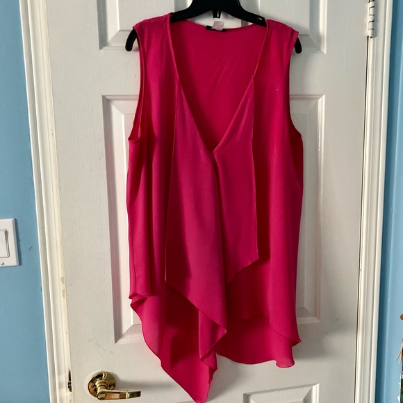 VENUS | Tops | Venus Pink Flowy Top In Xl | Poshmark